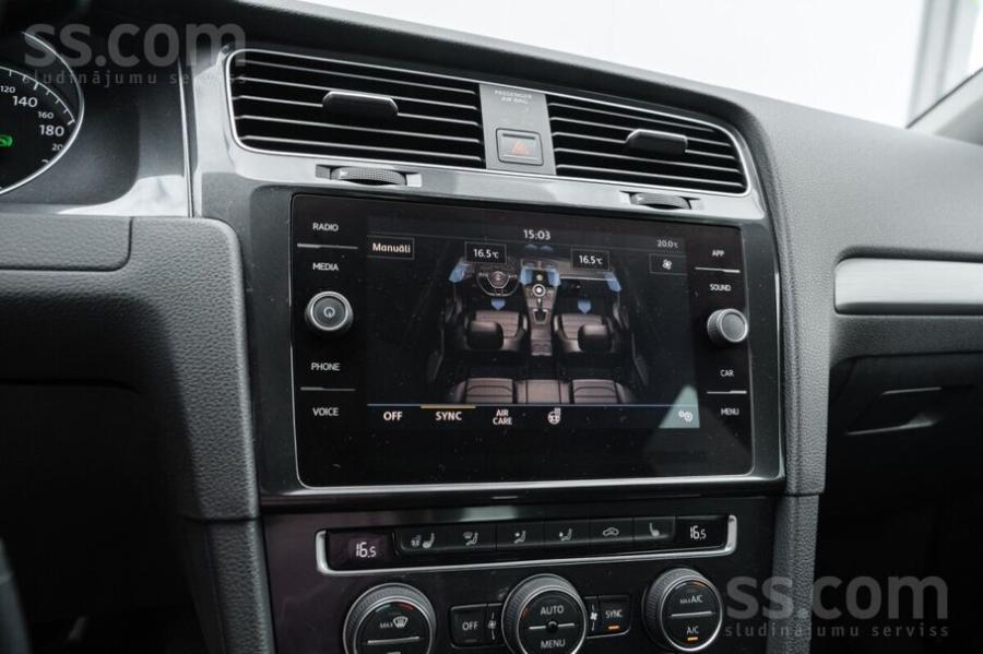 Zils Volkswagen Golf 2018 Rīga, ar dzinēja tilpumu 2.00 L un nobraukumu 127 tūkst. km par 13500 €, foto 17 vietnē AUTOMOTO.COM.LV