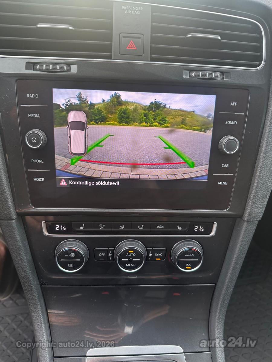 Zils Volkswagen Golf 2019 Tallina, ar dzinēja tilpumu 1.50 L un nobraukumu 232 tūkst. km par 9200 €, foto 15 vietnē AUTOMOTO.COM.LV