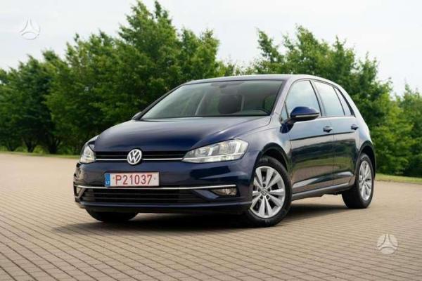 Blue Volkswagen Golf 2019 in Vilnius, with an engine capacity of 1.60 L and mileage of 155 thousand km for 11900 €, photo 1 on AUTOMOTO.COM.LV
