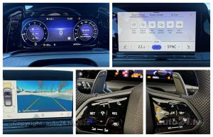 Blue Volkswagen Golf 2021 in Tallinn, with an engine capacity of 2.00 L and mileage of 70 thousand km for 33500 €, photo 16 on AUTOMOTO.COM.LV