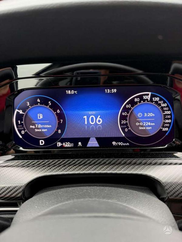 Zils Volkswagen Golf 2024 Kauņa, ar dzinēja tilpumu 1.98 L un nobraukumu 33 tūkst. km par 33333 €, foto 11 vietnē AUTOMOTO.COM.LV