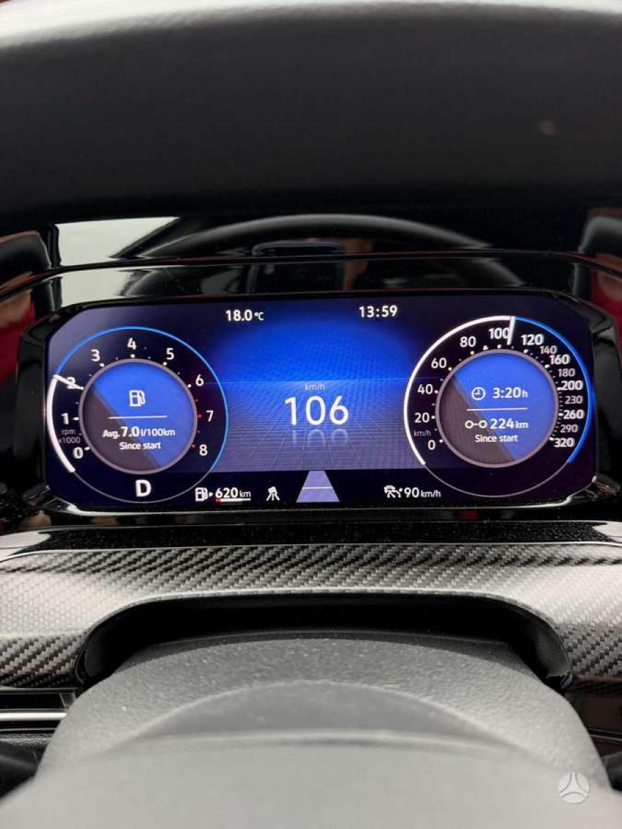 Zils Volkswagen Golf 2024 Kauņa, ar dzinēja tilpumu 1.98 L un nobraukumu 33 tūkst. km par 33333 €, foto 11 vietnē AUTOMOTO.COM.LV