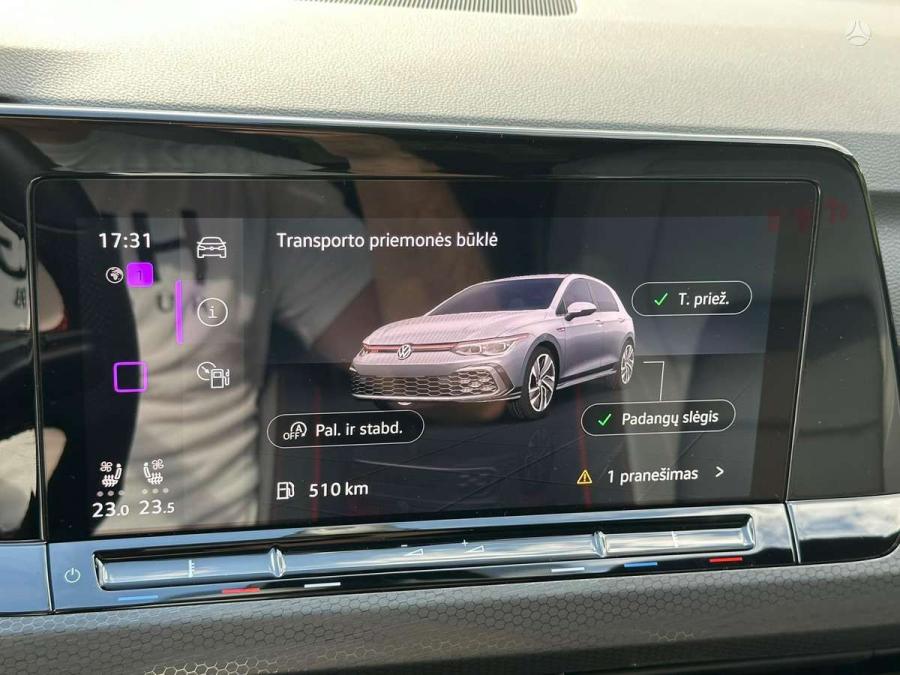 Zils Volkswagen Golf 2025 Kauņa, ar dzinēja tilpumu 1.98 L un nobraukumu 13 tūkst. km par 30890 €, foto 18 vietnē AUTOMOTO.COM.LV