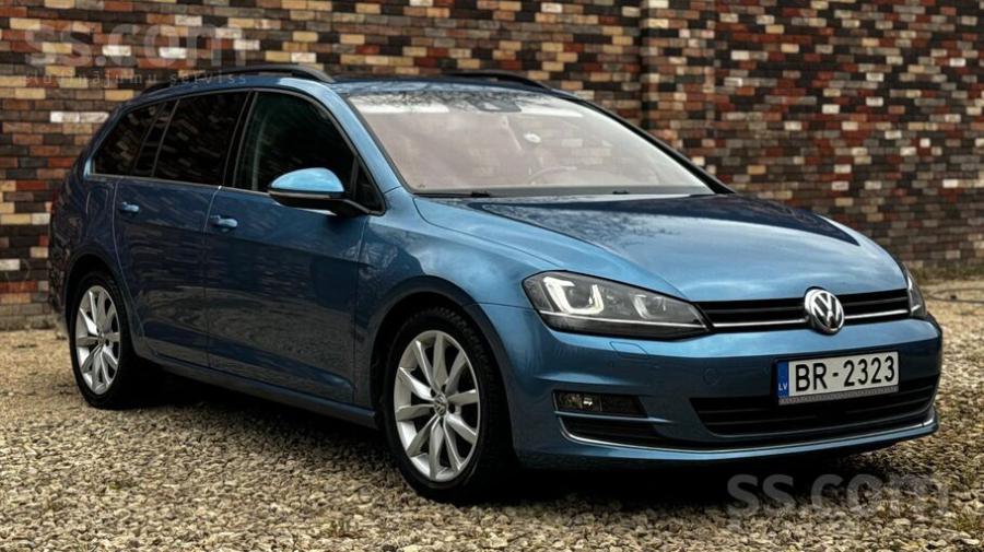 Zils Volkswagen Golf 2015 Rīga, ar dzinēja tilpumu 2.00 L un nobraukumu 278 tūkst. km par 11300 €, foto 1 vietnē AUTOMOTO.COM.LV