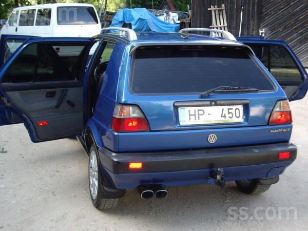 Zils Volkswagen Golf 1989 Madona, ar dzinēja tilpumu 1.60 L un nobraukumu 437 tūkst. km par 5800 €, foto 2 vietnē AUTOMOTO.COM.LV