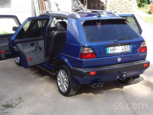 Blue Volkswagen Golf 1989 in Madona, with an engine capacity of 1.60 L and mileage of 437 thousand km for 5800 €, photo 11 on AUTOMOTO.COM.LV