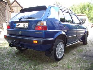 Blue Volkswagen Golf 1989 in Madona, with an engine capacity of 1.60 L and mileage of 437 thousand km for 5800 €, photo 14 on AUTOMOTO.COM.LV
