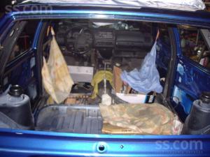 Blue Volkswagen Golf 1989 in Madona, with an engine capacity of 1.60 L and mileage of 437 thousand km for 5800 €, photo 31 on AUTOMOTO.COM.LV