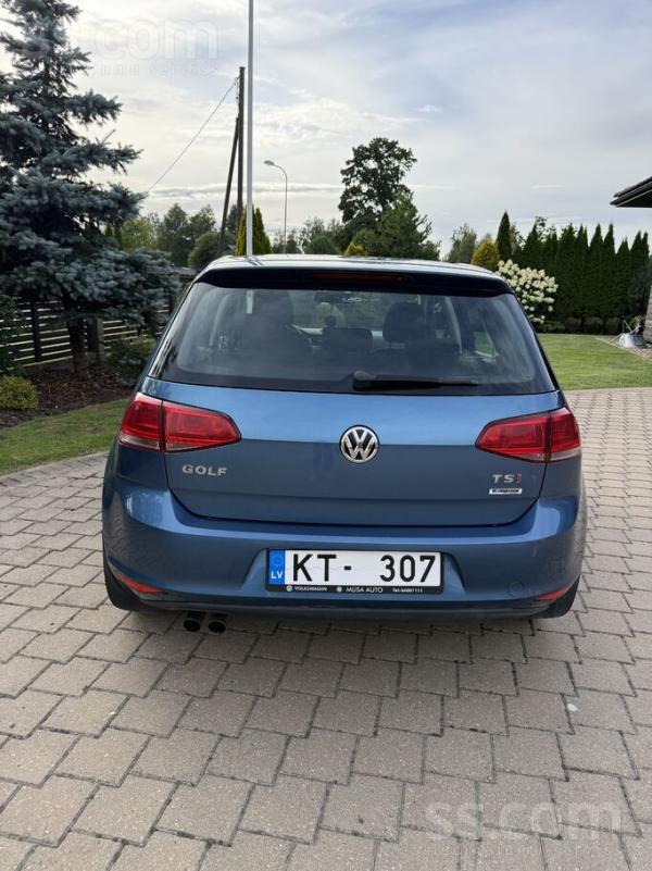 Blue Volkswagen Golf 2014 in Riga, with an engine capacity of 1.40 L and mileage of 268 thousand km for 6000 €, photo 3 on AUTOMOTO.COM.LV