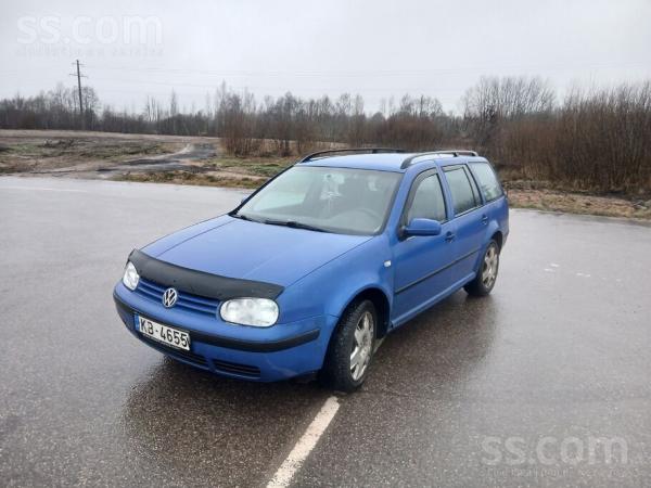 Blue Volkswagen Golf 1999 in Gulbene, with an engine capacity of 1.90 L and mileage of 449 thousand km for 1395 €, photo 1 on AUTOMOTO.COM.LV