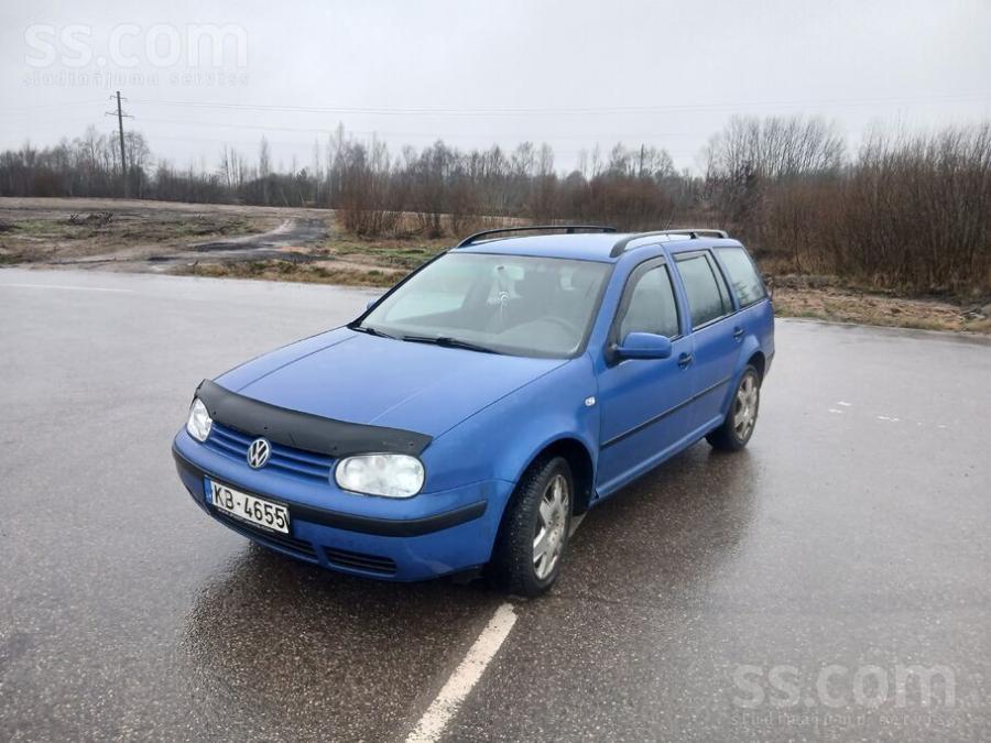 Zils Volkswagen Golf 1999 Gulbene, ar dzinēja tilpumu 1.90 L un nobraukumu 449 tūkst. km par 1395 €, foto 1 vietnē AUTOMOTO.COM.LV