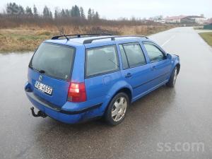 Zils Volkswagen Golf 1999 Gulbene, ar dzinēja tilpumu 1.90 L un nobraukumu 449 tūkst. km par 1395 €, foto 4 vietnē AUTOMOTO.COM.LV