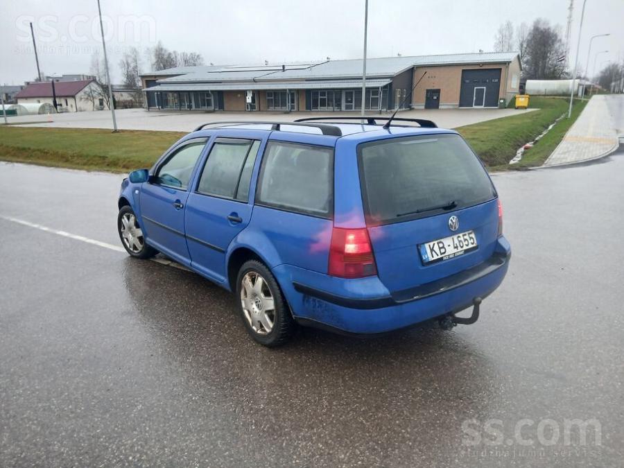 Zils Volkswagen Golf 1999 Gulbene, ar dzinēja tilpumu 1.90 L un nobraukumu 449 tūkst. km par 1395 €, foto 5 vietnē AUTOMOTO.COM.LV