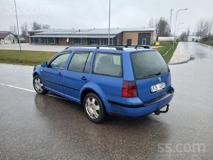 Zils Volkswagen Golf 1999 Gulbene, ar dzinēja tilpumu 1.90 L un nobraukumu 449 tūkst. km par 1395 €, foto 14 vietnē AUTOMOTO.COM.LV