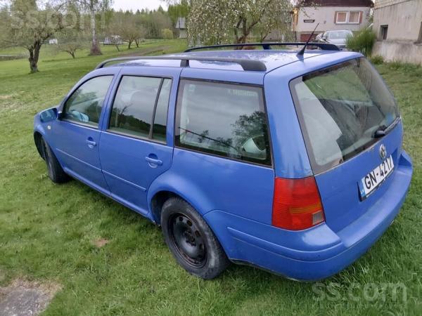 Blue Volkswagen Golf 1999 in Bauska, with an engine capacity of 1.90 L and mileage of 383 thousand km for 1100 €, photo 6 on AUTOMOTO.COM.LV