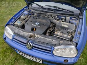 Blue Volkswagen Golf 1999 in Bauska, with an engine capacity of 1.90 L and mileage of 383 thousand km for 1000 €, photo 14 on AUTOMOTO.COM.LV