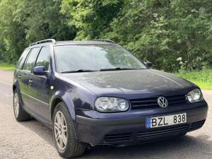 Blue Volkswagen Golf 1999 in Utena, with an engine capacity of 1.90 L and mileage of 453 thousand km for 450 €, photo  on AUTOMOTO.COM.LV