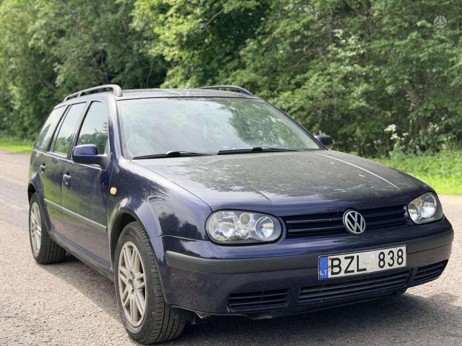 Zils Volkswagen Golf 1999 Utena, ar dzinēja tilpumu 1.90 L un nobraukumu 453 tūkst. km par 450 €, foto 1 vietnē AUTOMOTO.COM.LV