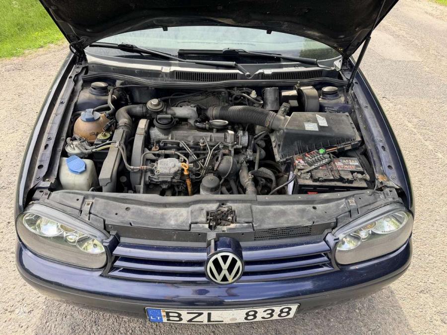 Zils Volkswagen Golf 1999 Utena, ar dzinēja tilpumu 1.90 L un nobraukumu 453 tūkst. km par 450 €, foto 10 vietnē AUTOMOTO.COM.LV
