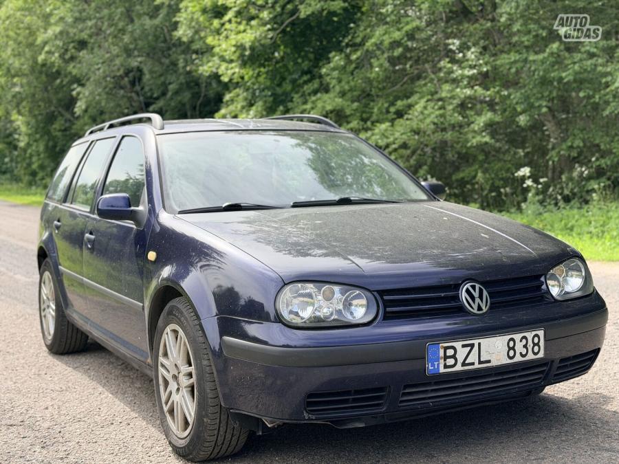 Blue Volkswagen Golf 1999 in Utena, with an engine capacity of 1.90 L and mileage of 453 thousand km for 450 €, photo 1 on AUTOMOTO.COM.LV