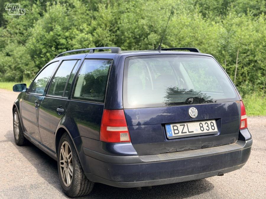 Blue Volkswagen Golf 1999 in Utena, with an engine capacity of 1.90 L and mileage of 453 thousand km for 450 €, photo 7 on AUTOMOTO.COM.LV
