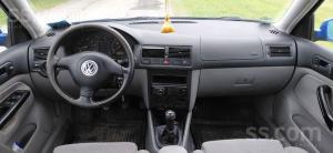 Blue Volkswagen Golf 1999 in Jelgava, with an engine capacity of 2.00 L and mileage of 235 thousand km for 1200 €, photo 6 on AUTOMOTO.COM.LV