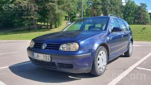Blue Volkswagen Golf 1999 in Aluksne, with an engine capacity of 1.90 L and mileage of 0 thousand km for 1250 €, photo 4 on AUTOMOTO.COM.LV