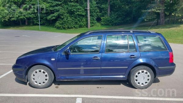 Blue Volkswagen Golf 1999 in Aluksne, with an engine capacity of 1.90 L and mileage of 0 thousand km for 1250 €, photo 9 on AUTOMOTO.COM.LV
