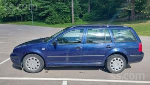 Blue Volkswagen Golf 1999 in Aluksne, with an engine capacity of 1.90 L and mileage of 0 thousand km for 1250 €, photo 10 on AUTOMOTO.COM.LV