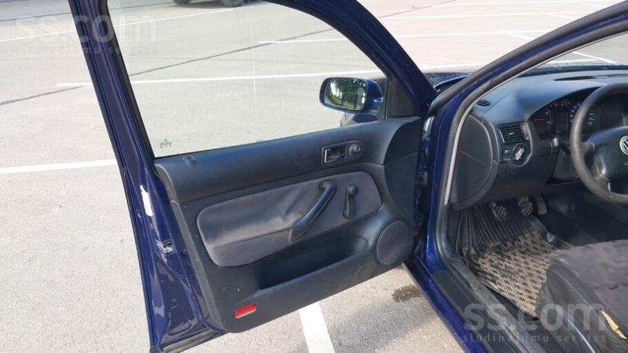 Blue Volkswagen Golf 1999 in Aluksne, with an engine capacity of 1.90 L and mileage of 0 thousand km for 1250 €, photo 12 on AUTOMOTO.COM.LV