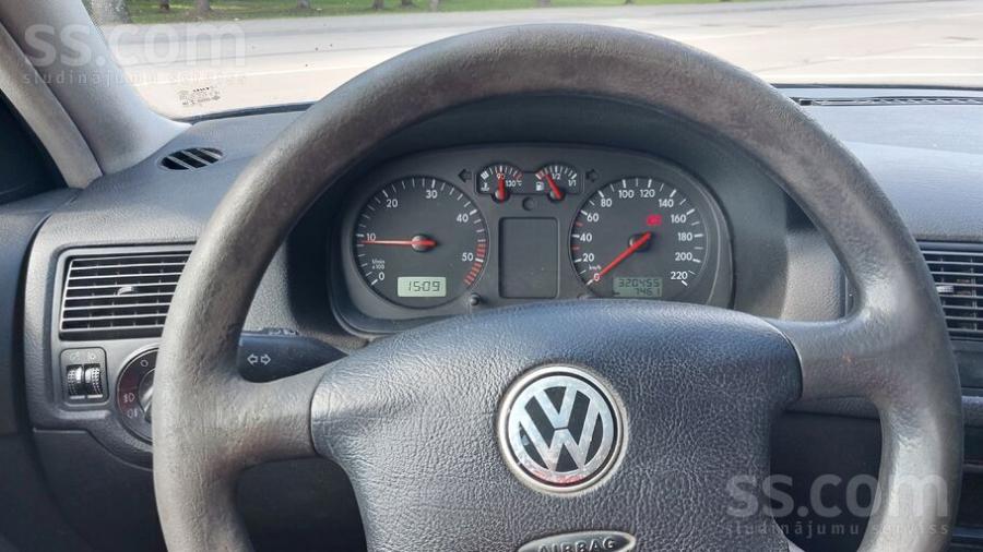 Blue Volkswagen Golf 1999 in Aluksne, with an engine capacity of 1.90 L and mileage of 0 thousand km for 1250 €, photo 15 on AUTOMOTO.COM.LV