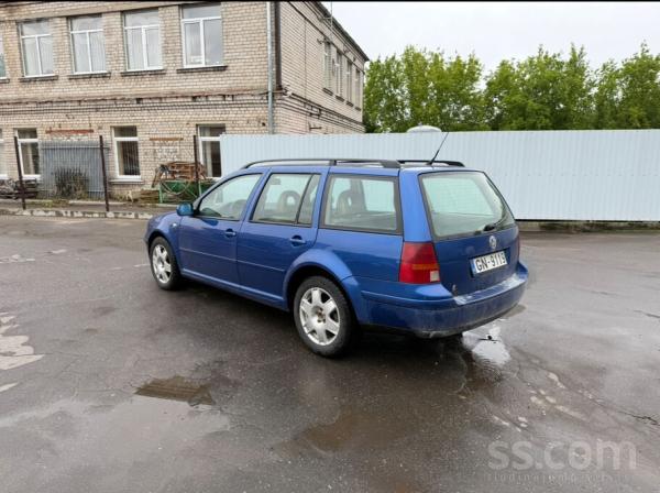 Blue Volkswagen Golf 2000 in Riga, with an engine capacity of 1.90 L and mileage of 409 thousand km for 1200 €, photo 2 on AUTOMOTO.COM.LV