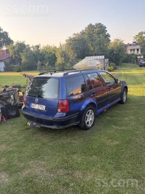 Zils Volkswagen Golf 2000 Kuldīga, ar dzinēja tilpumu 1.90 L un nobraukumu 400 tūkst. km par 370 €, foto  vietnē AUTOMOTO.COM.LV