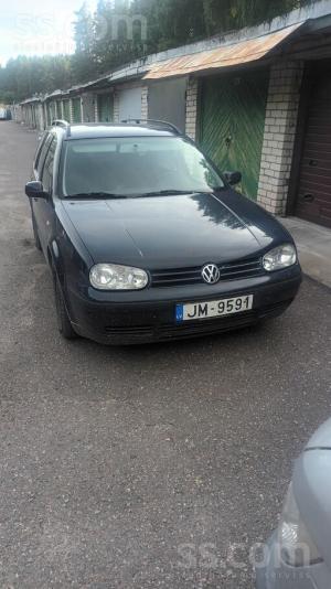Blue Volkswagen Golf 2000 in Riga, with an engine capacity of 1.90 L and mileage of 320 thousand km for 1000 €, photo  on AUTOMOTO.COM.LV