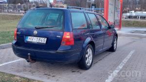 Blue Volkswagen Golf 2001 in Valmiera, with an engine capacity of 1.90 L and mileage of 451 thousand km for 1200 €, photo 4 on AUTOMOTO.COM.LV