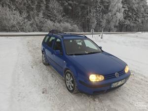 Blue Volkswagen Golf 2001 in Jonava, with an engine capacity of 1.90 L and mileage of 418 thousand km for 1450 €, photo  on AUTOMOTO.COM.LV