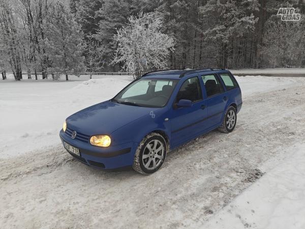 Blue Volkswagen Golf 2001 in Jonava, with an engine capacity of 1.90 L and mileage of 418 thousand km for 1450 €, photo 2 on AUTOMOTO.COM.LV