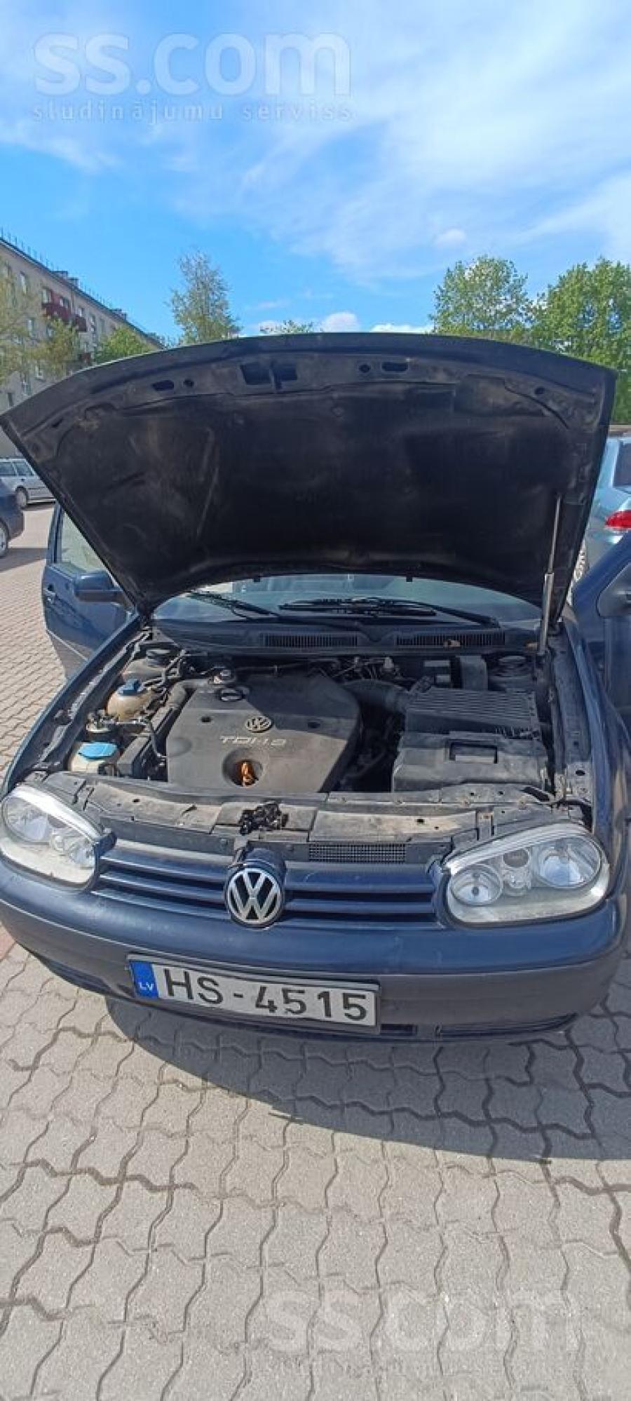 Blue Volkswagen Golf 2001 in Aizkraukle, with an engine capacity of 1.90 L and mileage of 385 thousand km for 700 €, photo 5 on AUTOMOTO.COM.LV