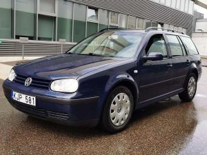 Blue Volkswagen Golf 2001 in Vilnius, with an engine capacity of 2.00 L and mileage of 229 thousand km for 700 €, photo 4 on AUTOMOTO.COM.LV