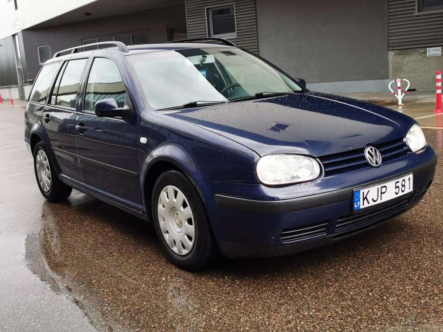 Blue Volkswagen Golf 2001 in Vilnius, with an engine capacity of 2.00 L and mileage of 229 thousand km for 700 €, photo 5 on AUTOMOTO.COM.LV
