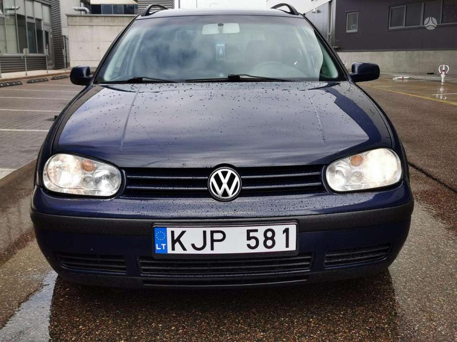 Blue Volkswagen Golf 2001 in Vilnius, with an engine capacity of 2.00 L and mileage of 229 thousand km for 700 €, photo 6 on AUTOMOTO.COM.LV