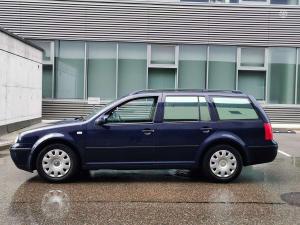 Blue Volkswagen Golf 2001 in Vilnius, with an engine capacity of 2.00 L and mileage of 229 thousand km for 700 €, photo 7 on AUTOMOTO.COM.LV