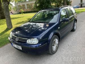 Синий Фольксваген Гольф 2001 в Елгава, объемом двигателя 1.90 л и пробегом 419 тыс. км за 990 €, фото  на AUTOMOTO.COM.LV