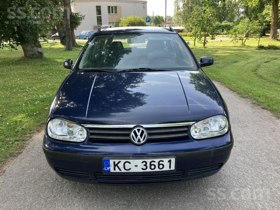 Синий Фольксваген Гольф 2001 в Елгава, объемом двигателя 1.90 л и пробегом 419 тыс. км за 990 €, фото 3 на AUTOMOTO.COM.LV