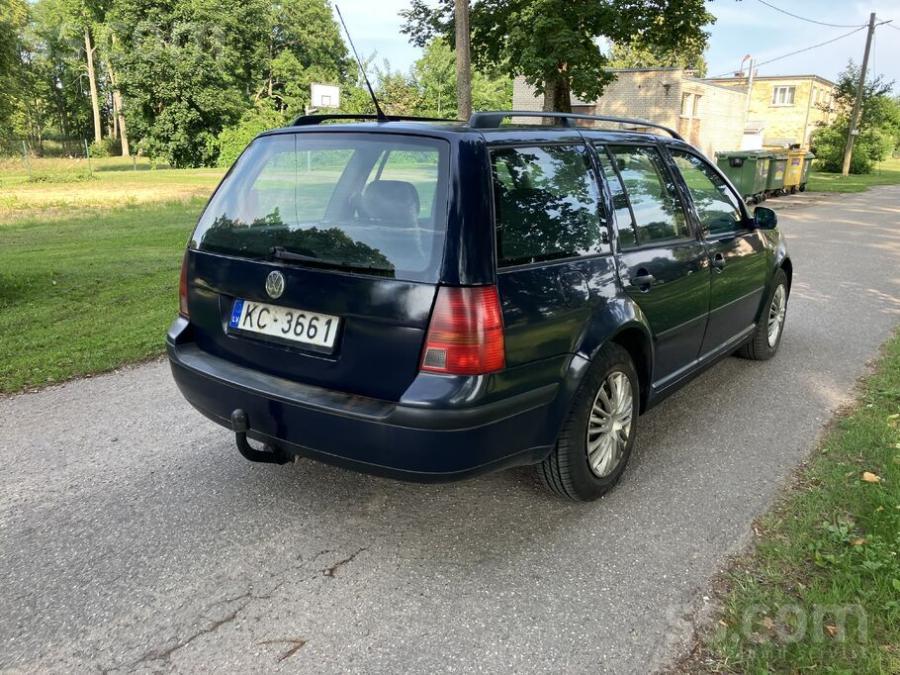 Синий Фольксваген Гольф 2001 в Елгава, объемом двигателя 1.90 л и пробегом 419 тыс. км за 990 €, фото 6 на AUTOMOTO.COM.LV