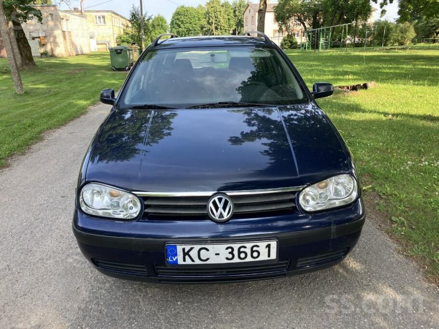 Синий Фольксваген Гольф 2001 в Елгава, объемом двигателя 1.90 л и пробегом 419 тыс. км за 990 €, фото 9 на AUTOMOTO.COM.LV