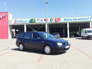 Blue Volkswagen Golf 2001 in Vilnius, with an engine capacity of 1.98 L and mileage of 229 thousand km for 650 €, photo 4 on AUTOMOTO.COM.LV