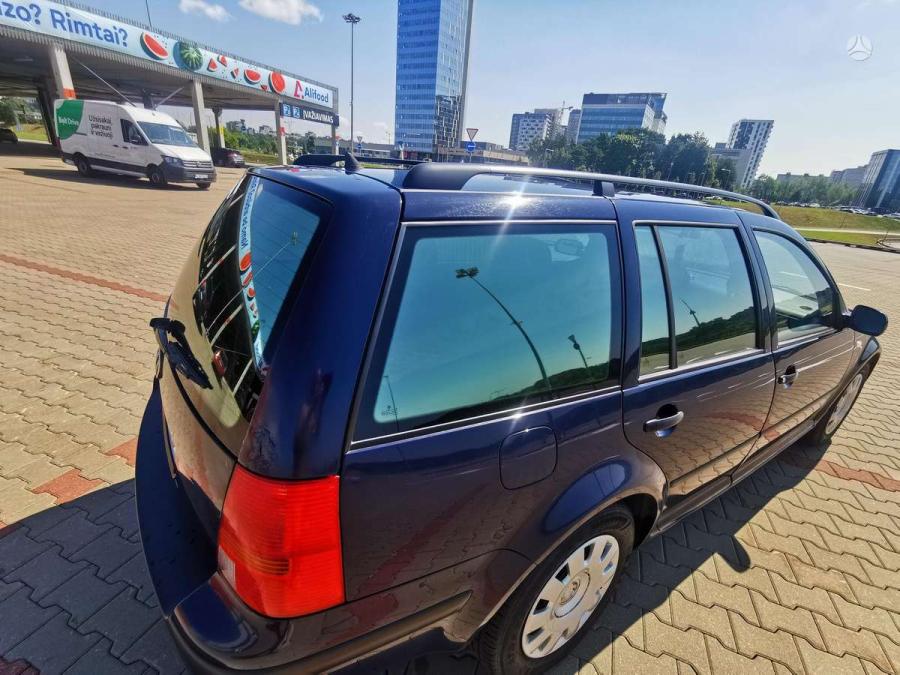Blue Volkswagen Golf 2001 in Vilnius, with an engine capacity of 1.98 L and mileage of 229 thousand km for 650 €, photo 10 on AUTOMOTO.COM.LV