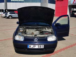 Blue Volkswagen Golf 2001 in Vilnius, with an engine capacity of 1.98 L and mileage of 229 thousand km for 650 €, photo 12 on AUTOMOTO.COM.LV
