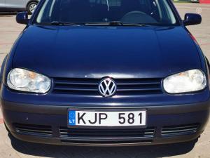 Blue Volkswagen Golf 2001 in Vilnius, with an engine capacity of 1.98 L and mileage of 229 thousand km for 650 €, photo 14 on AUTOMOTO.COM.LV